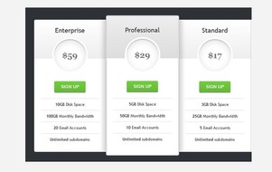15+ Stylish CSS Table Designs for great looks. Responsive, Pricing ...